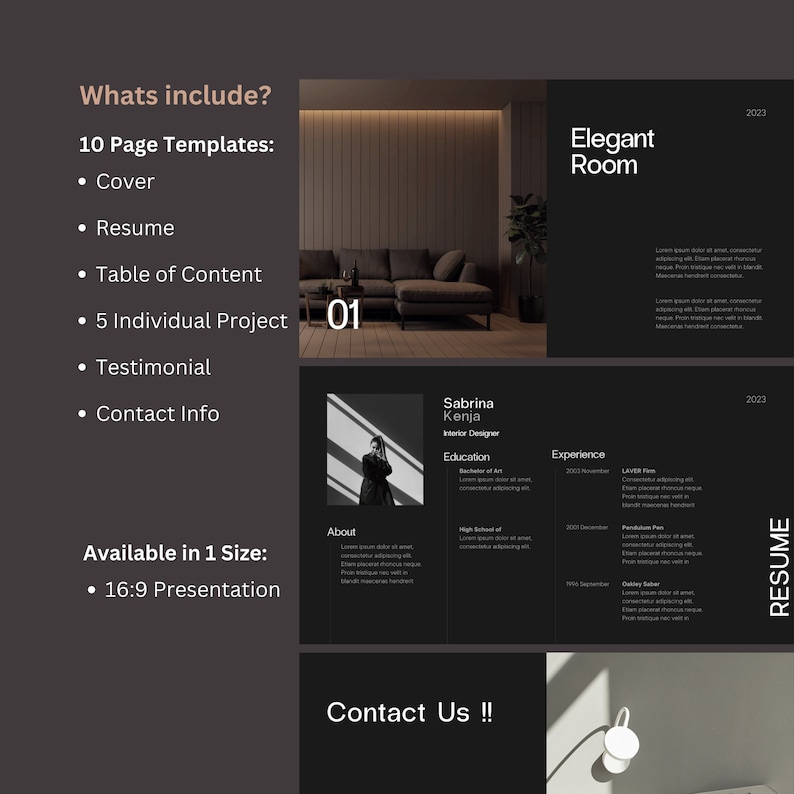 Canva Template for Architecture Portfolio Presentation | Modern ...
