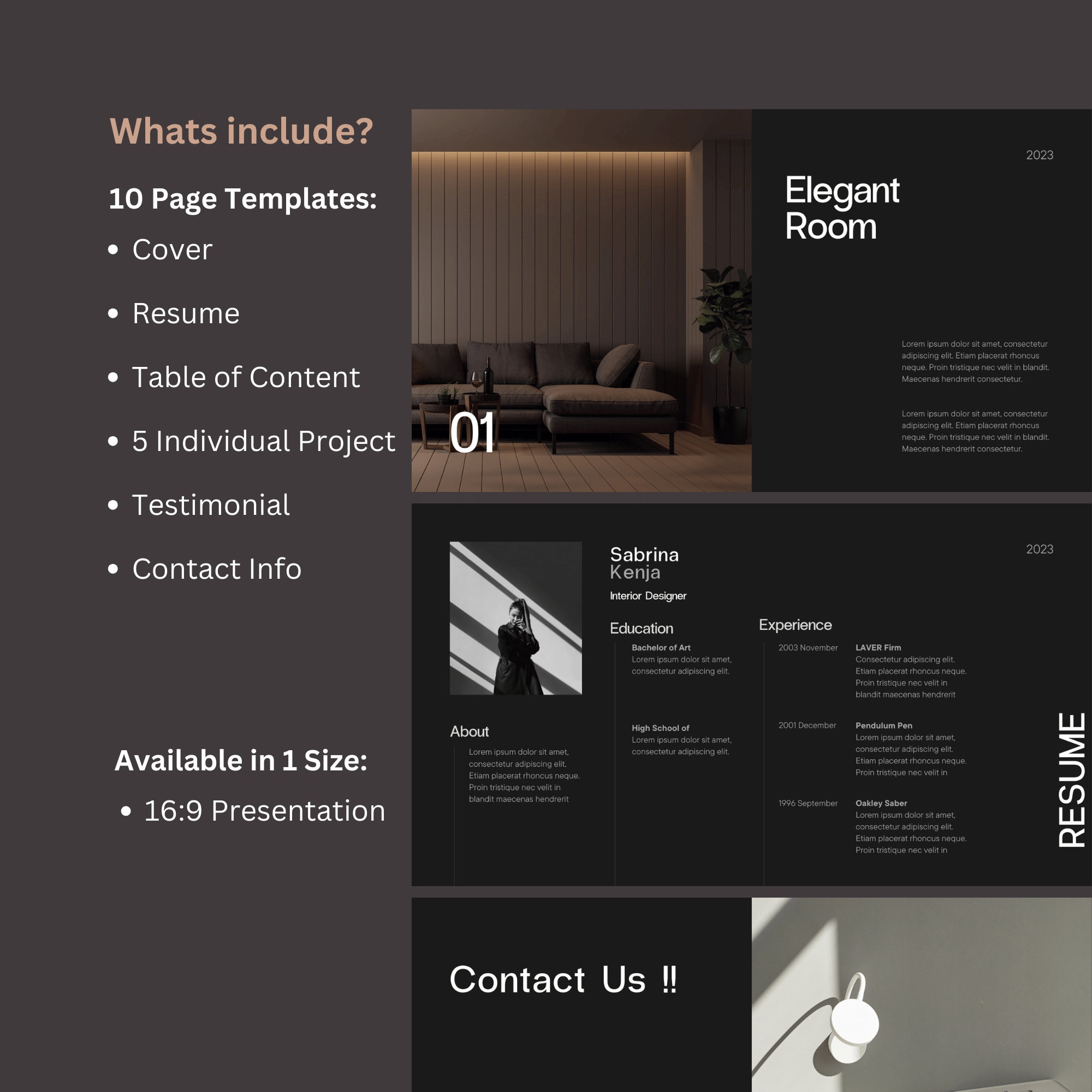 Canva Template for Architecture Portfolio Presentation | Modern ...