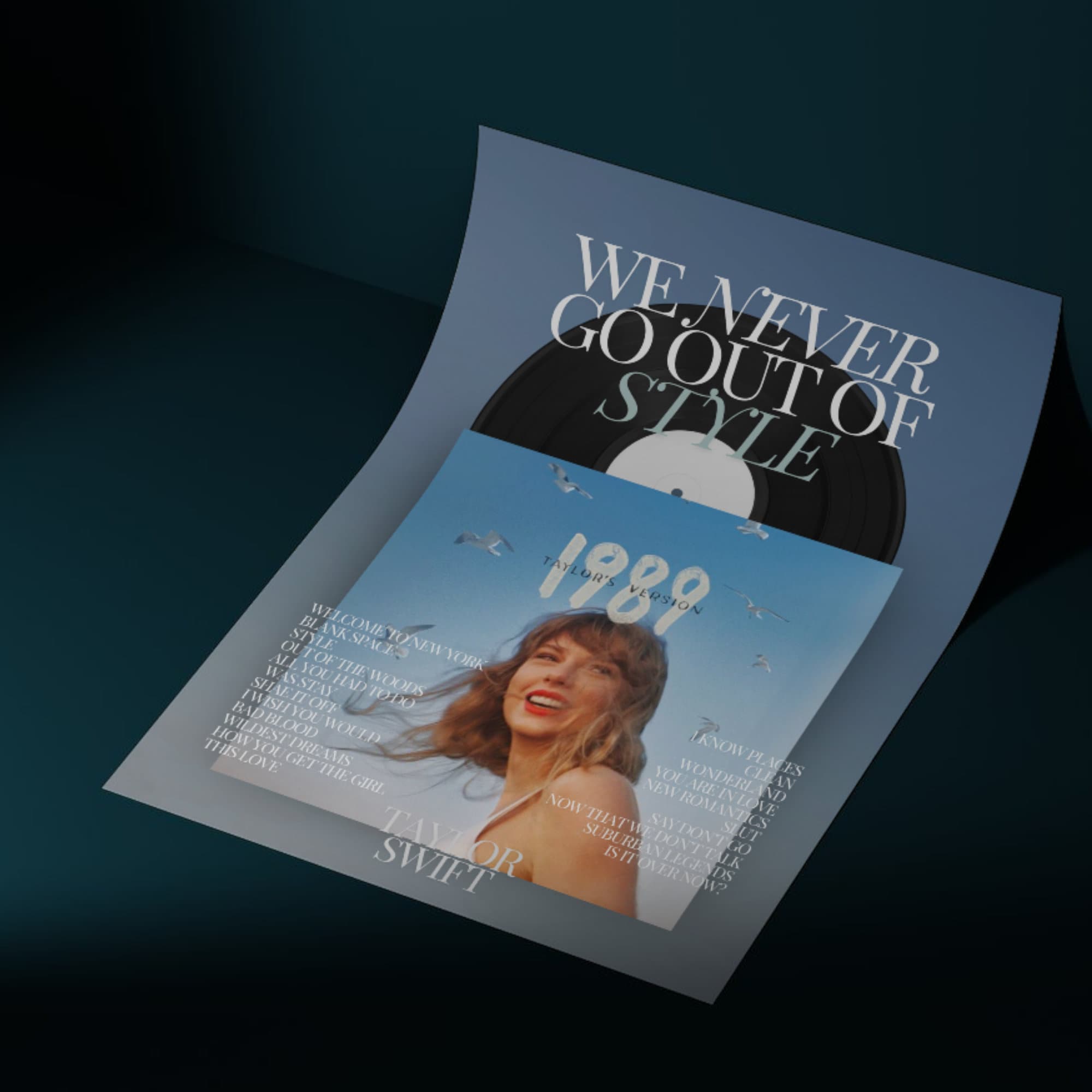 Editable Music Album Poster Canva Template - Customize Your Own Album ...