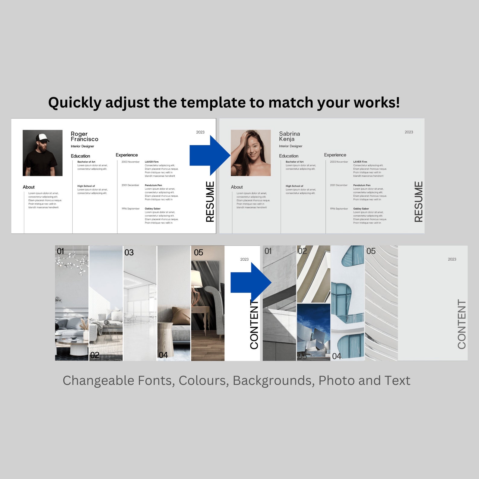 Minimal White Architecture, Interior, Design Portfolio Canva Template ...
