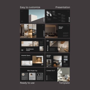 Canva Template for Architecture Portfolio Presentation | Modern ...