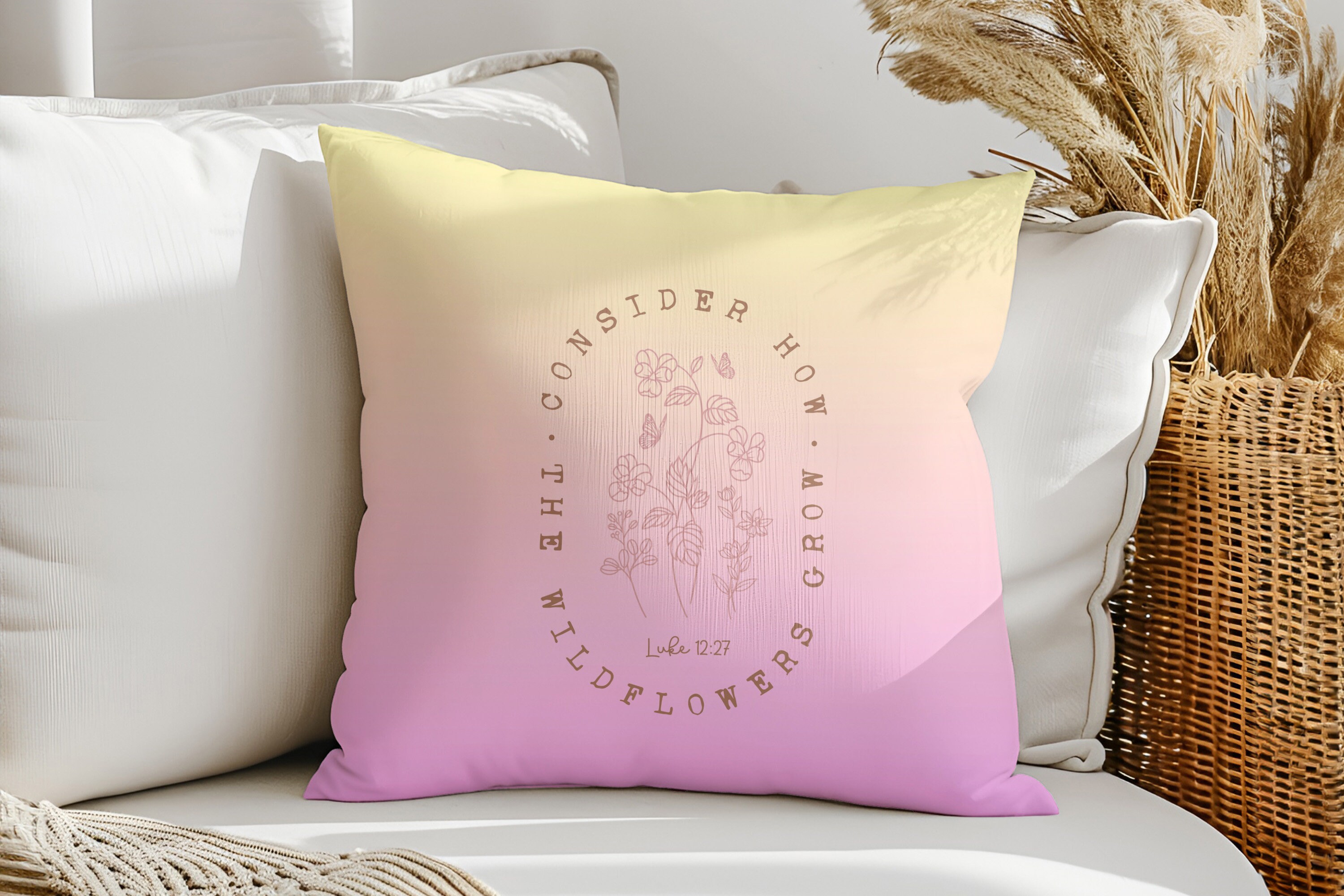 Throw Pillow Sofa Pillow christian Throw Pillow: Comfort and Faith ...