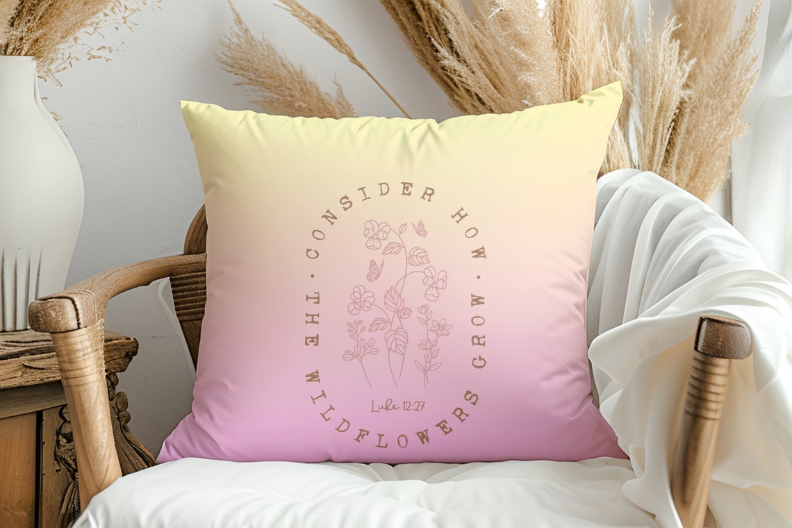 Throw Pillow Sofa Pillow christian Throw Pillow: Comfort and Faith ...