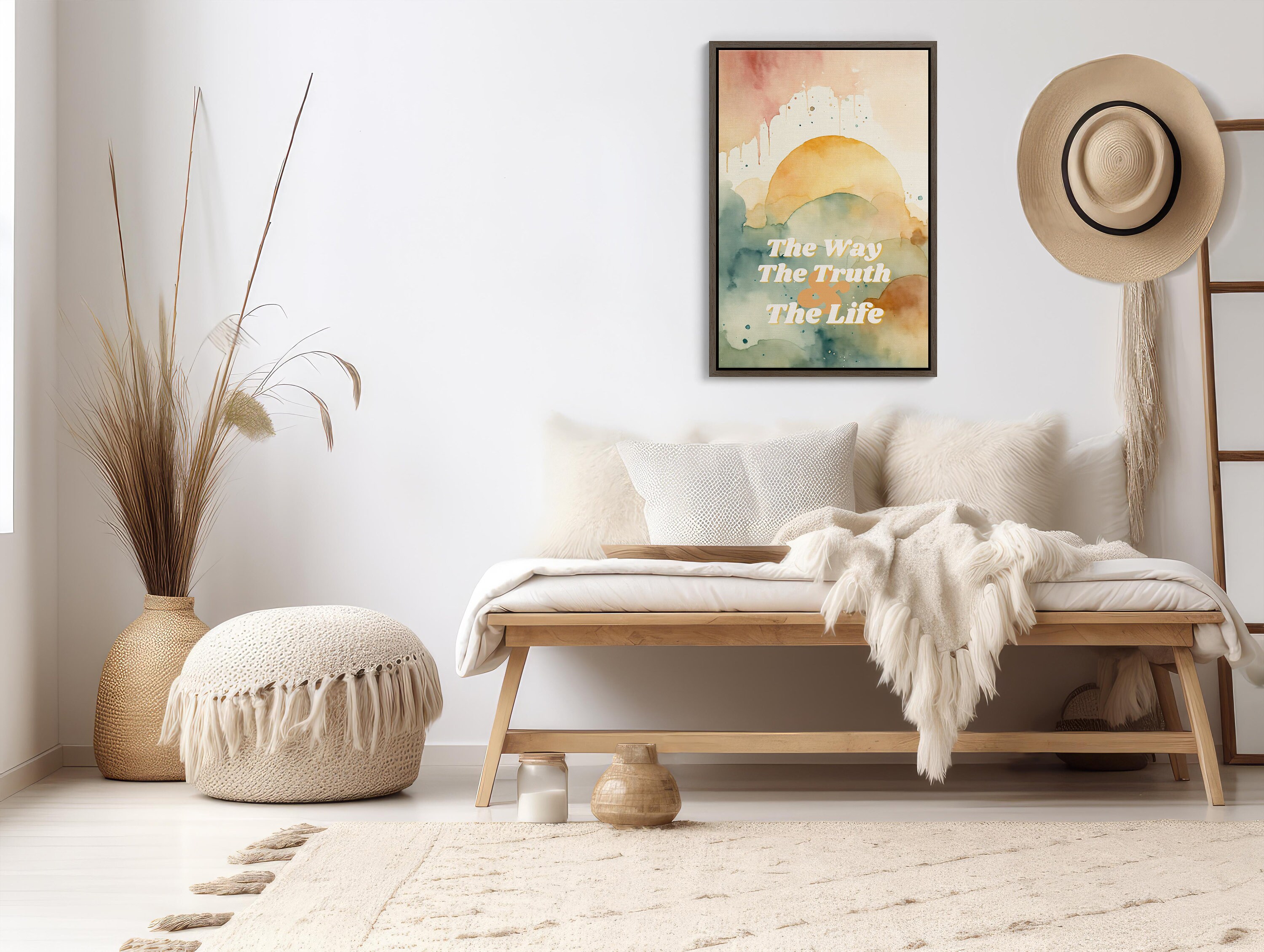 Christian Wall Art Matte Fine Art Poster uplift Your Spirit: Christian ...
