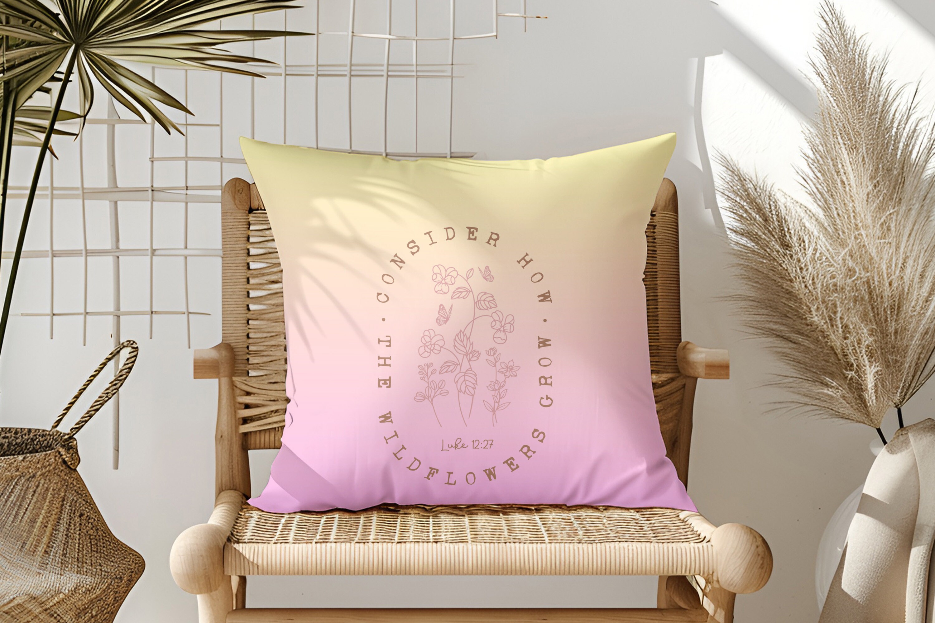 Throw Pillow Sofa Pillow christian Throw Pillow: Comfort and Faith ...