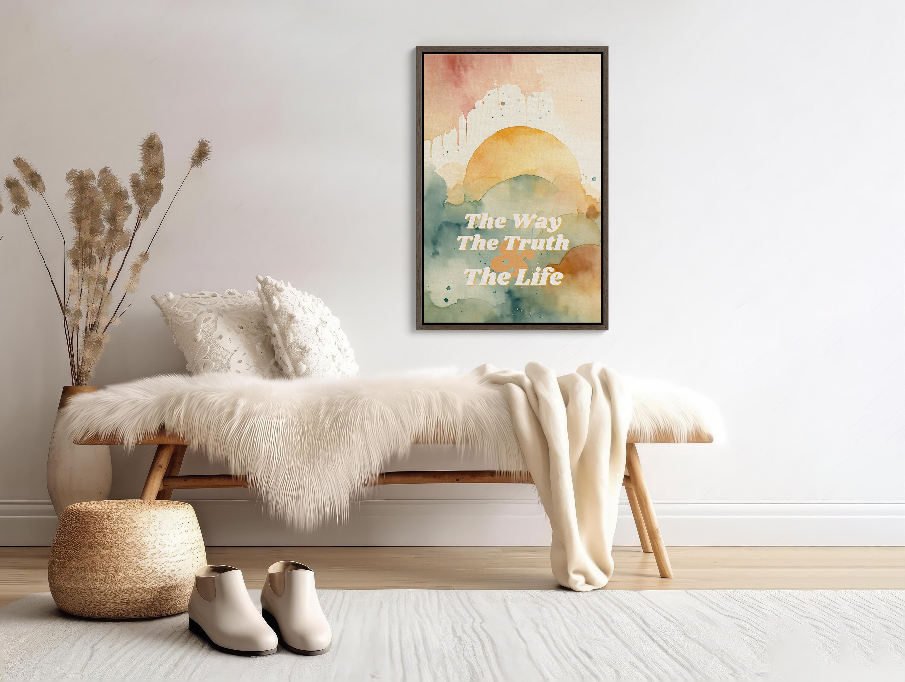 Christian Wall Art Matte Fine Art Poster uplift Your Spirit: Christian ...