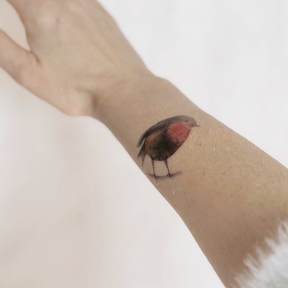 Robin Tattoo Outlines