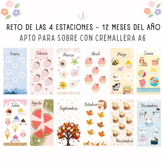 Cuatro Estaciones Del Año Meses Estaciones Y Meses Del Año | Enforex