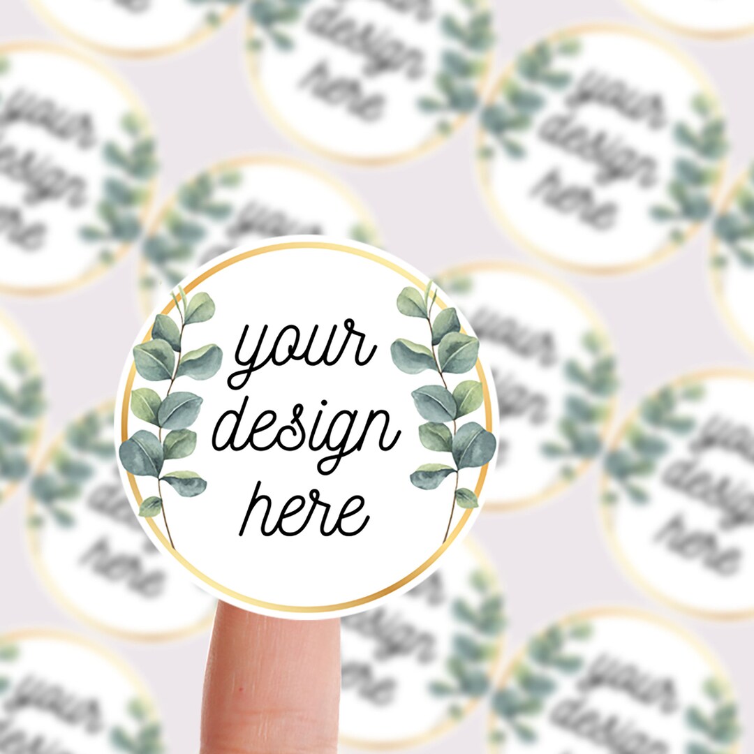 Logo Stickers, Custom Circle Stickers, Party Stickers - Etsy