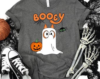 Retro Bluey Halloween Hoodie, Spooky Season Sweatshirt, Booey Funny ...