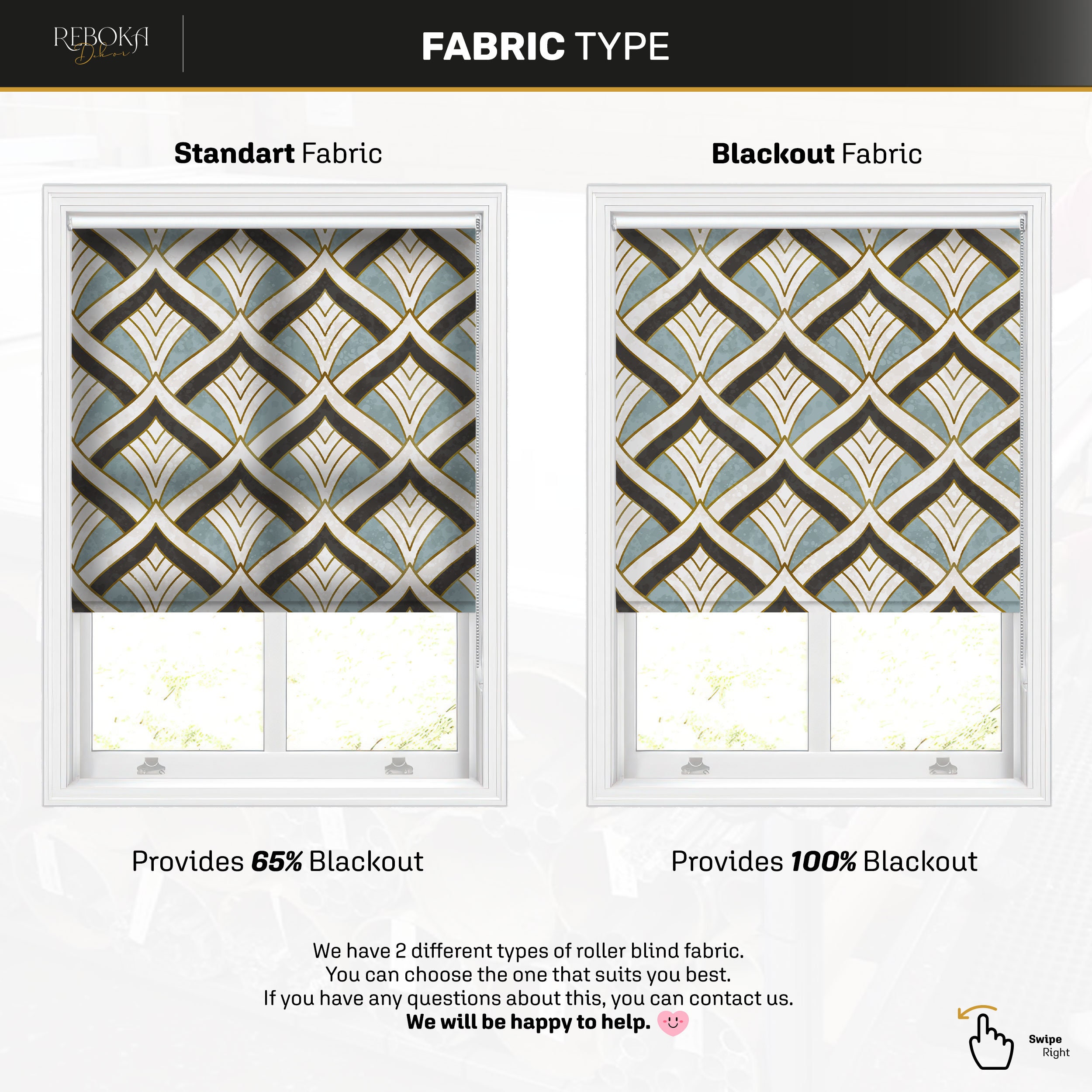 Art Deco Pattern Roller Shades, Luxury 1920s Geometric Asian Style ...