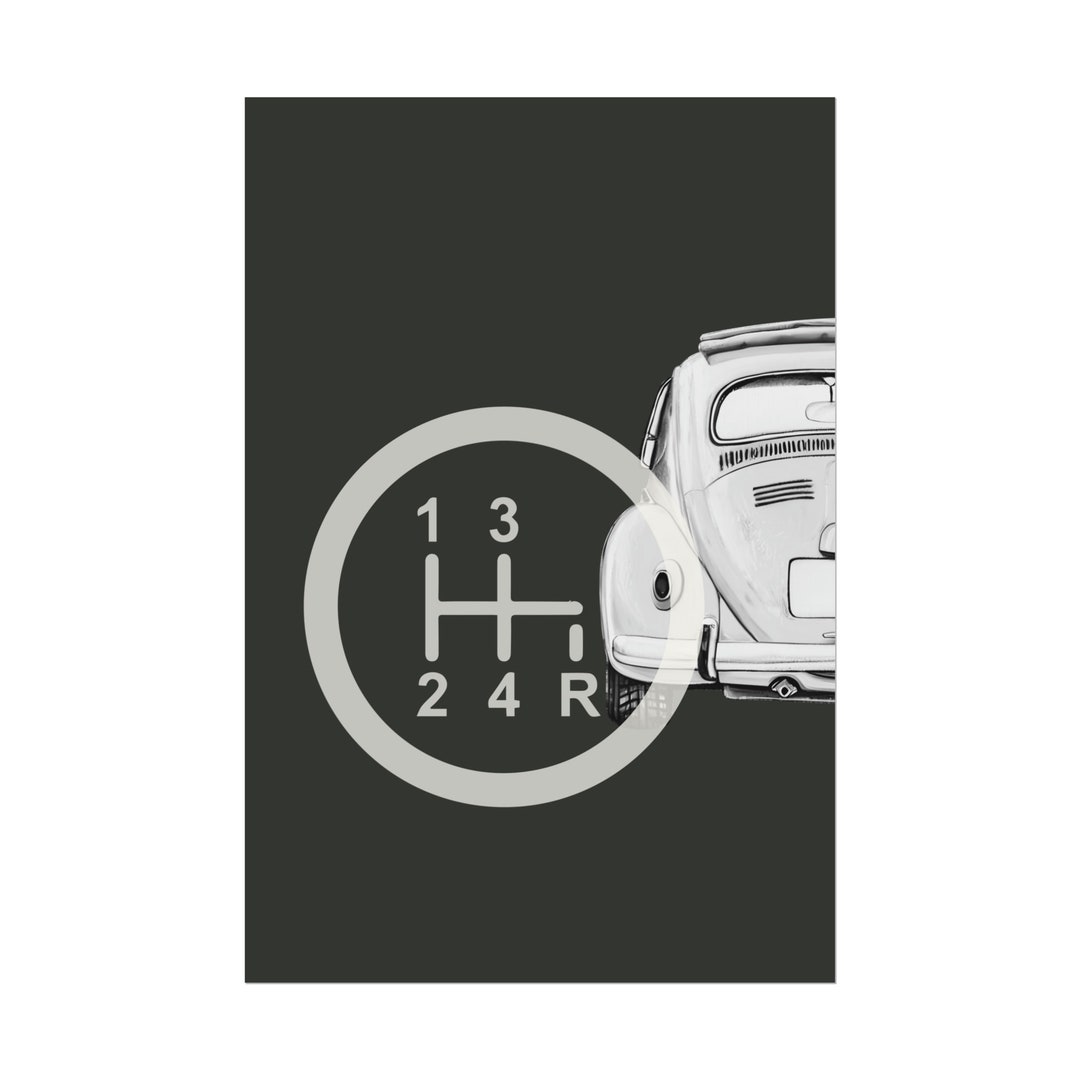 Volkswagen Gear Rolled Posters - Etsy