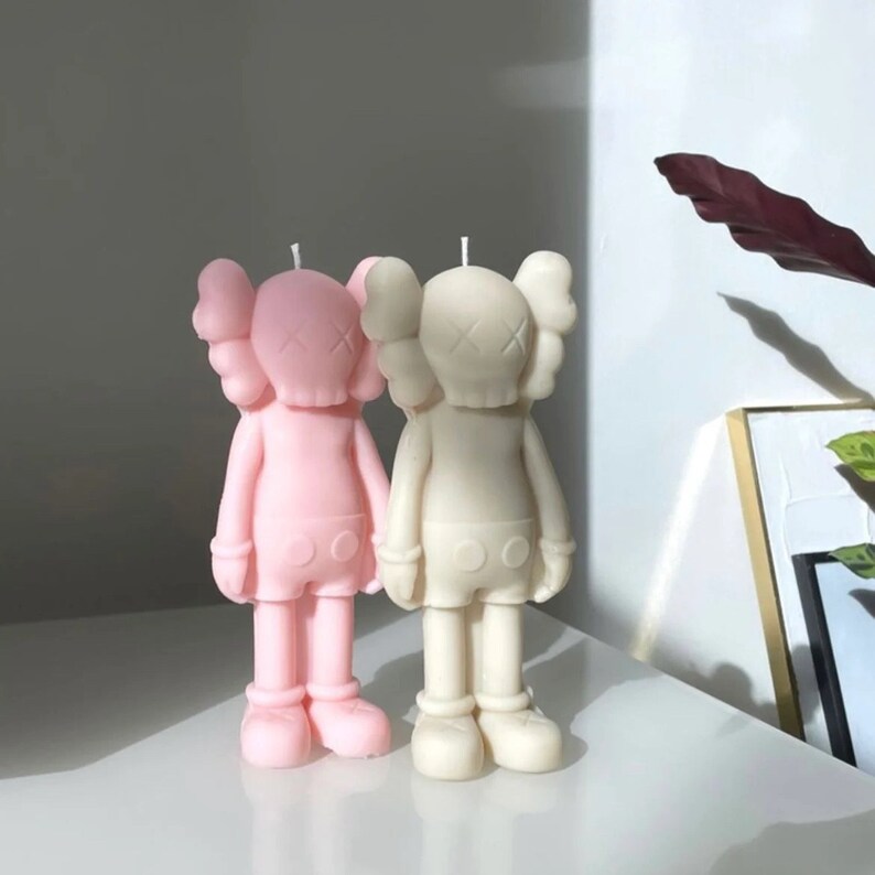 Kaws Candle Mold Kawaii Candle Mold Action Figure Mold Candle Molds ...