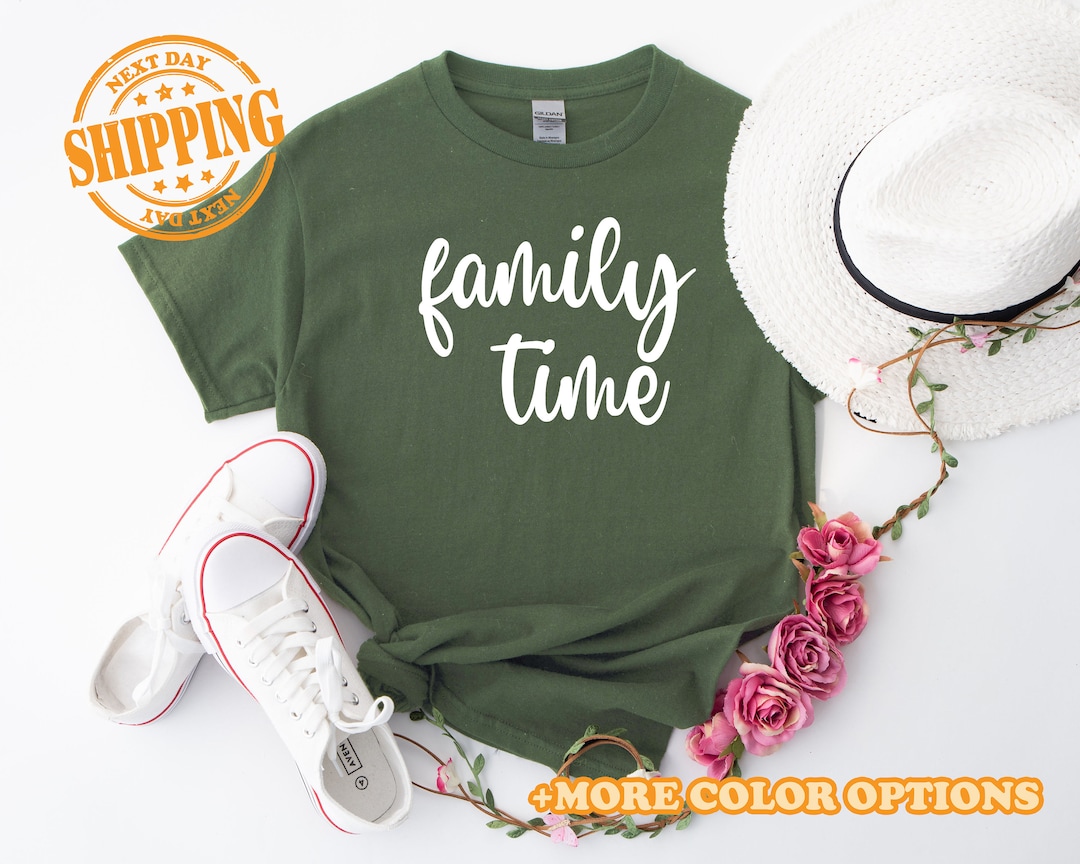 Family Time Shirts, Family Shirts, Personalized Family Time Shirt ...