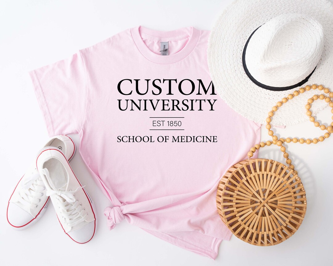 Custom University Name Shirt, Personalized College Program Shirt ...