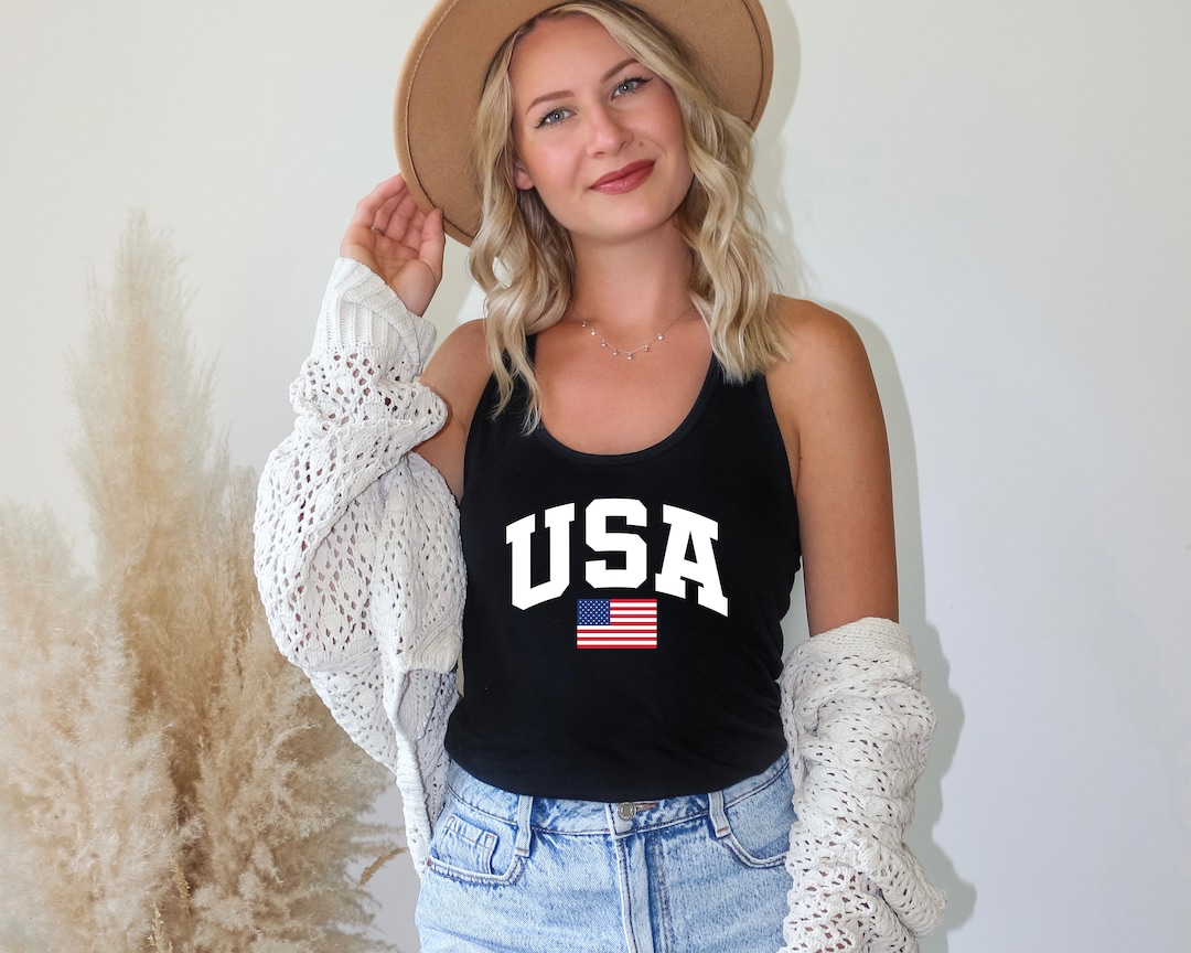 Usa Flag Tank Top, Usa Tank, Patriotic Tank Top, American Flag Apparel ...