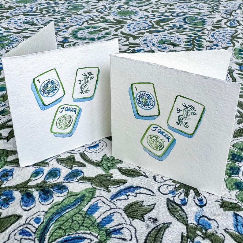 Mahjong Gift Tags - Etsy