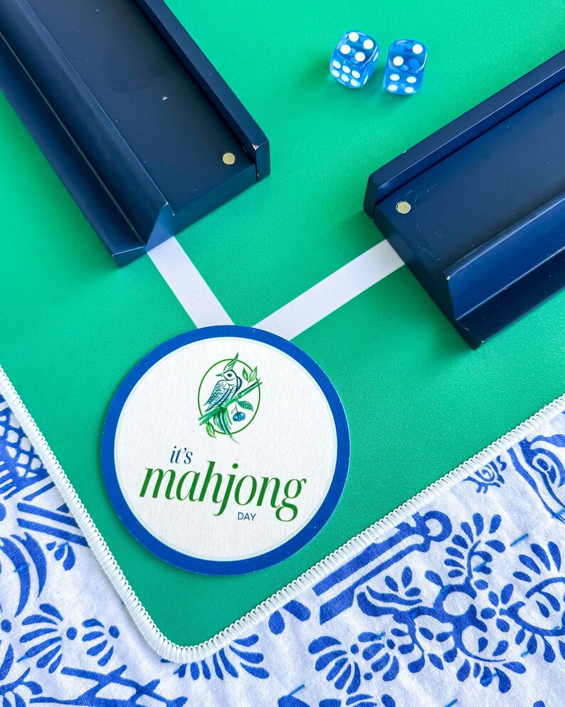 Mahjong Coasters - Etsy