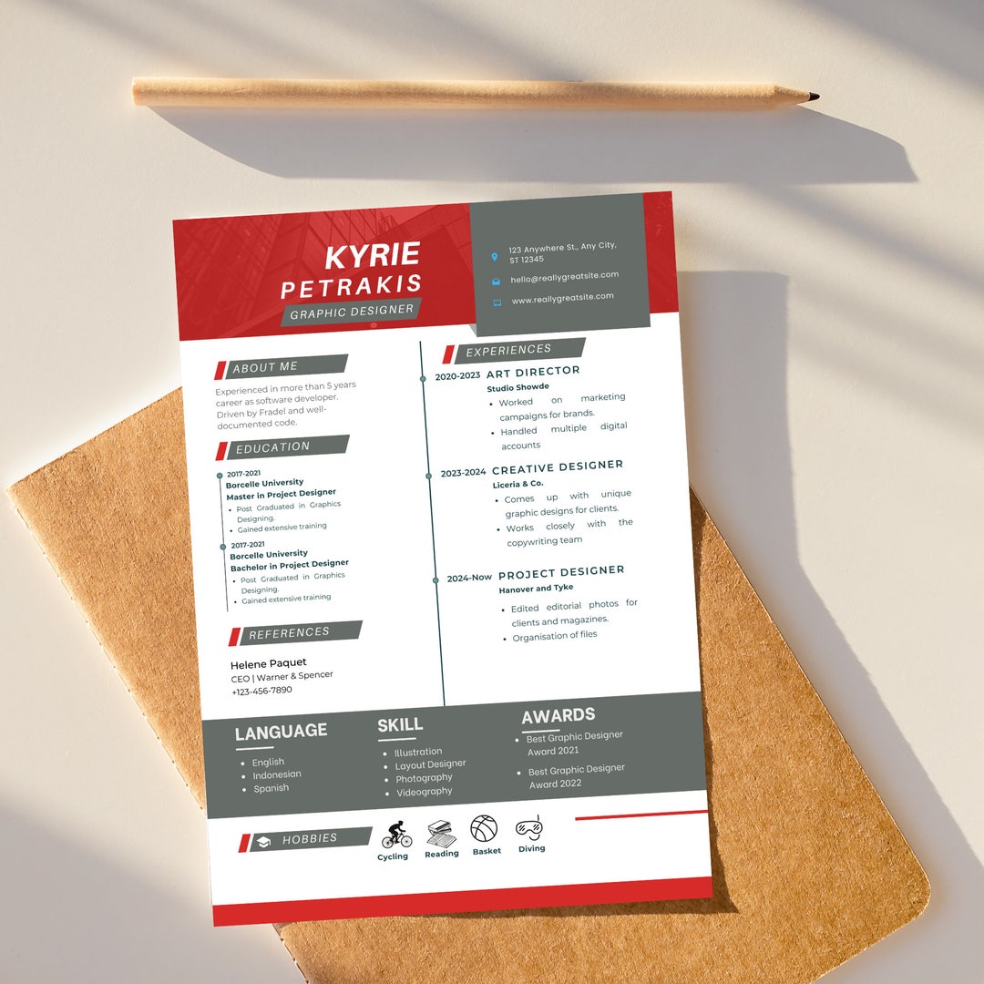 3 Resume Templates for Multi Profiles Minimalist ATS Friendly Resume ...