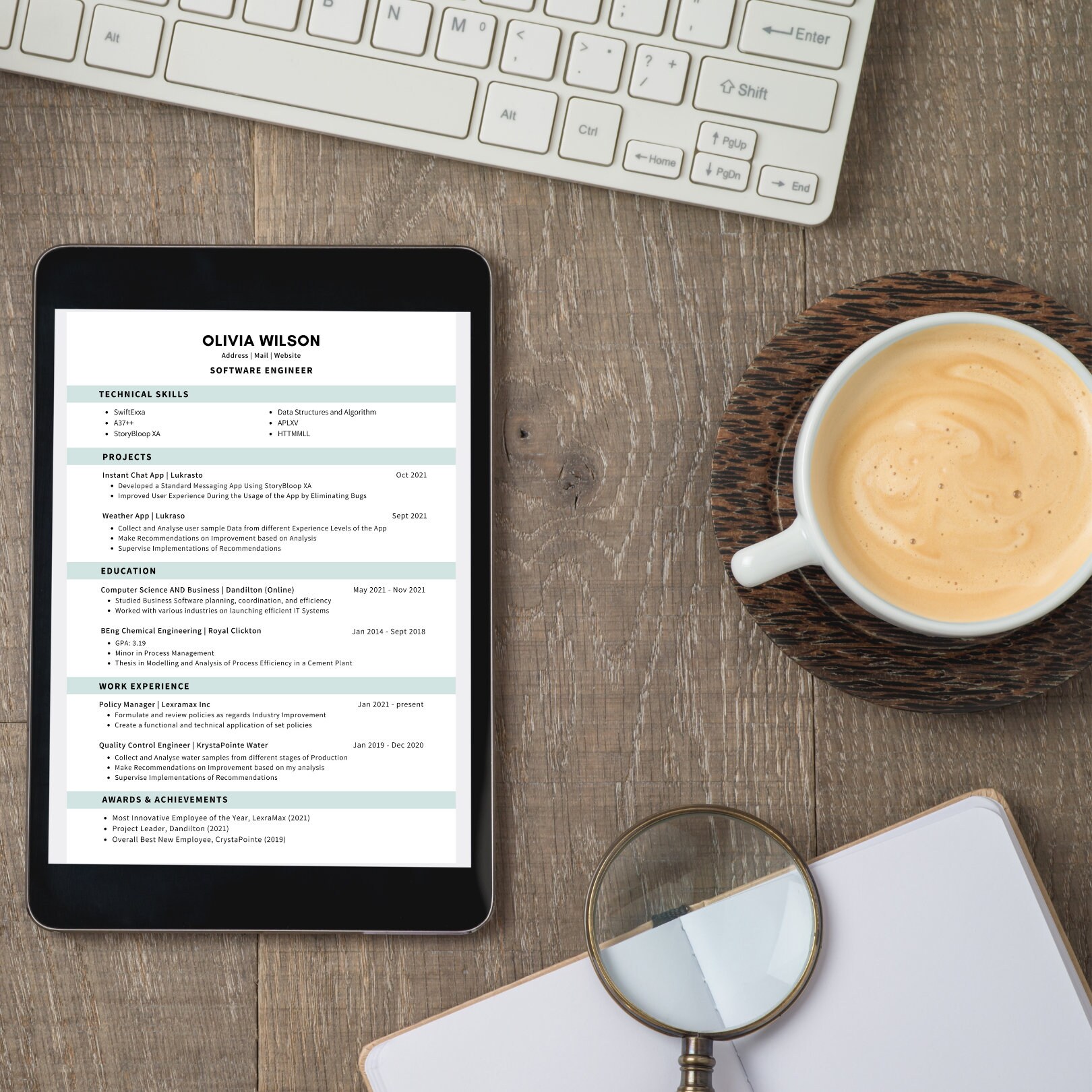 Detailed 3 Resume Template for Google Docs & Word, ATS Compatible ...