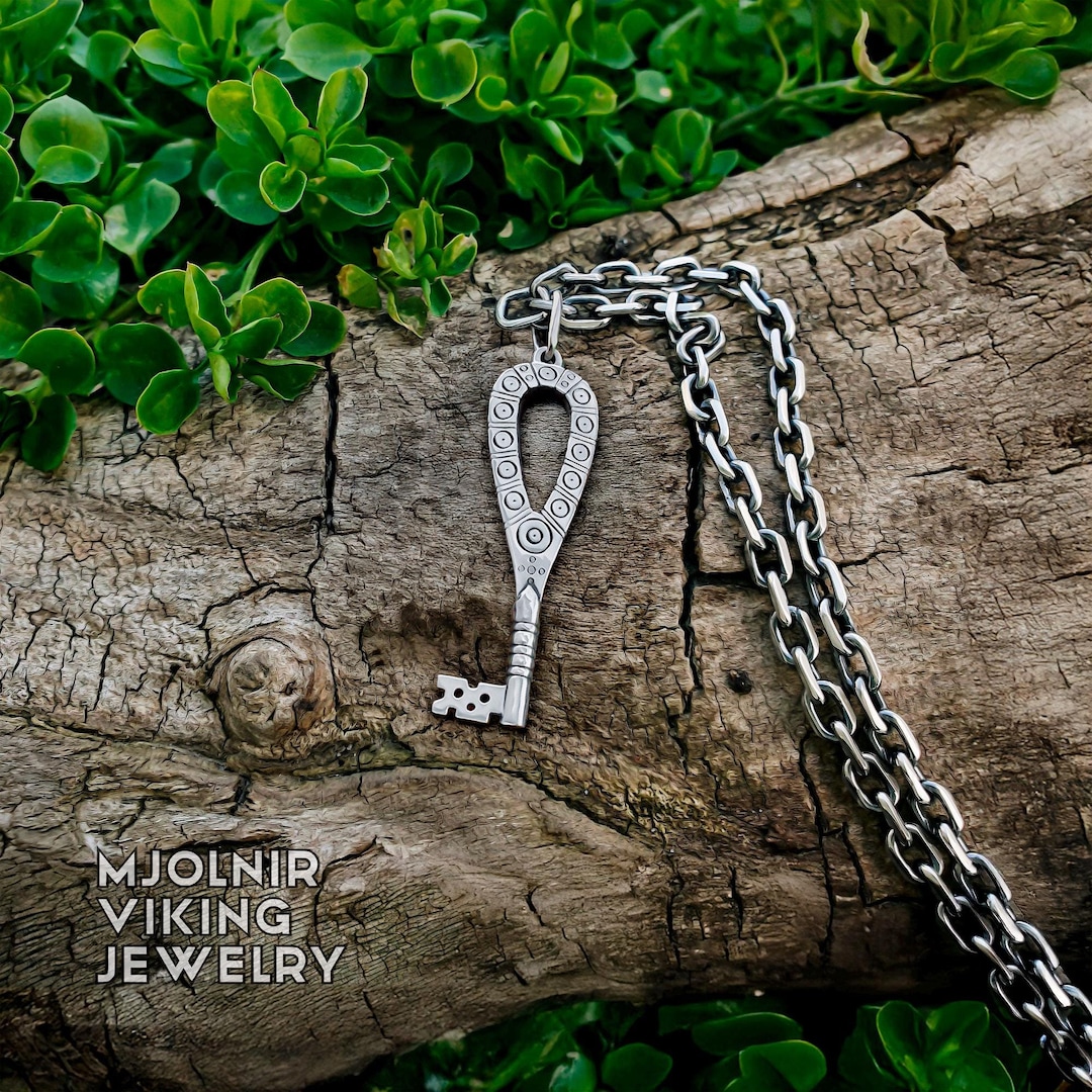 Authentic Viking Key Pendant. Handcrafted Viking Replica Necklace ...