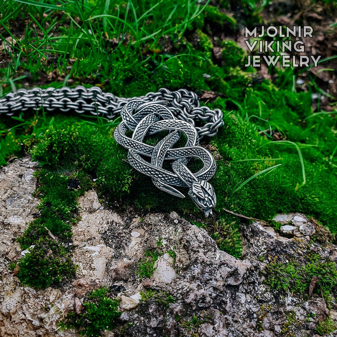 Viper School Medallion. Handcrafted Sterling Silver Witcher Pendant ...
