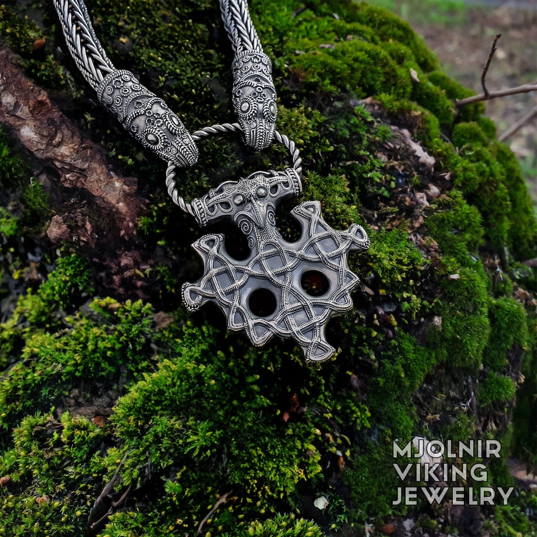 Hiddensee Mjolnir Replica. Authentic Raven Thor Hammer. Handcrafted ...
