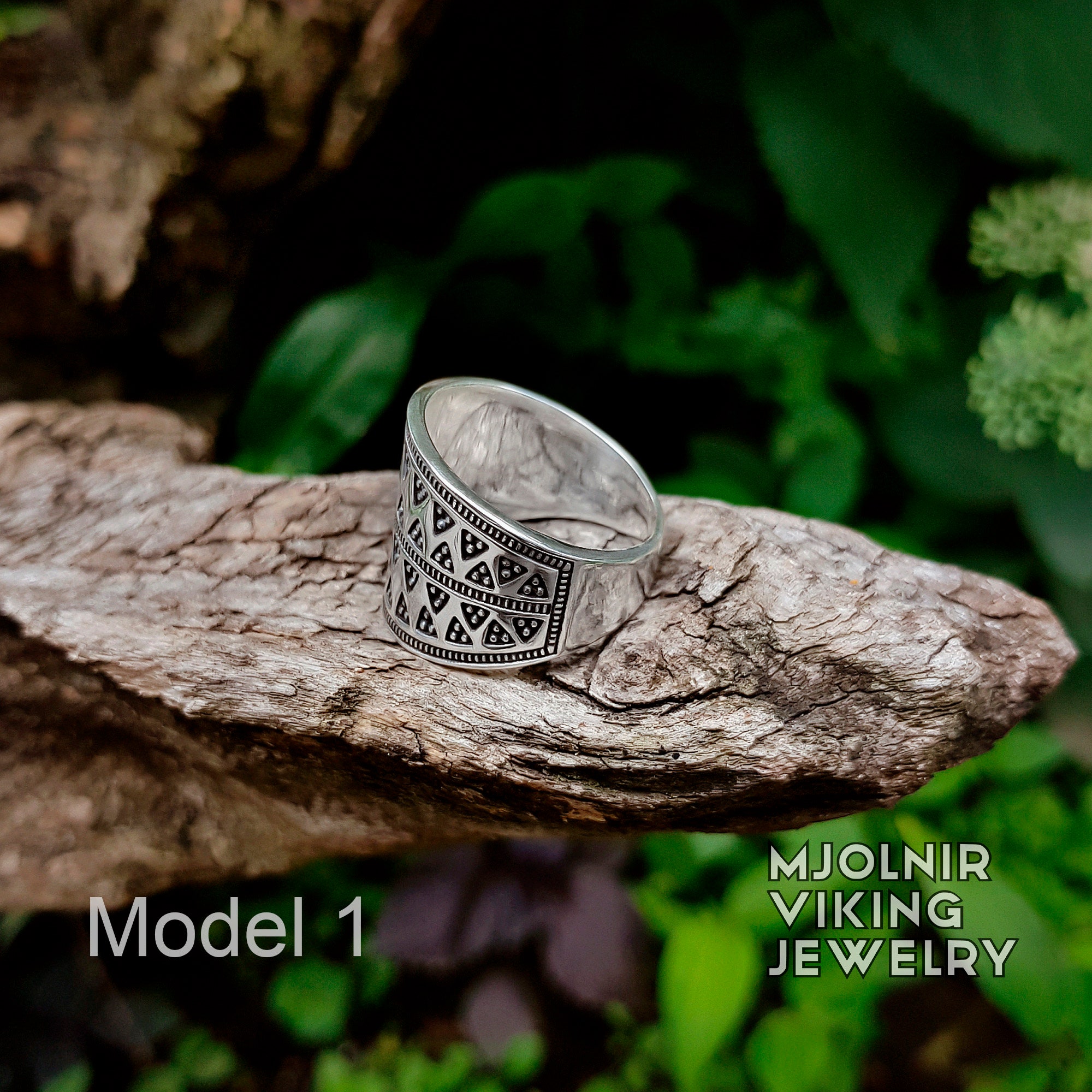Viking Replica Ring From Gotland. Handcrafted Sterling Silver Norse ...