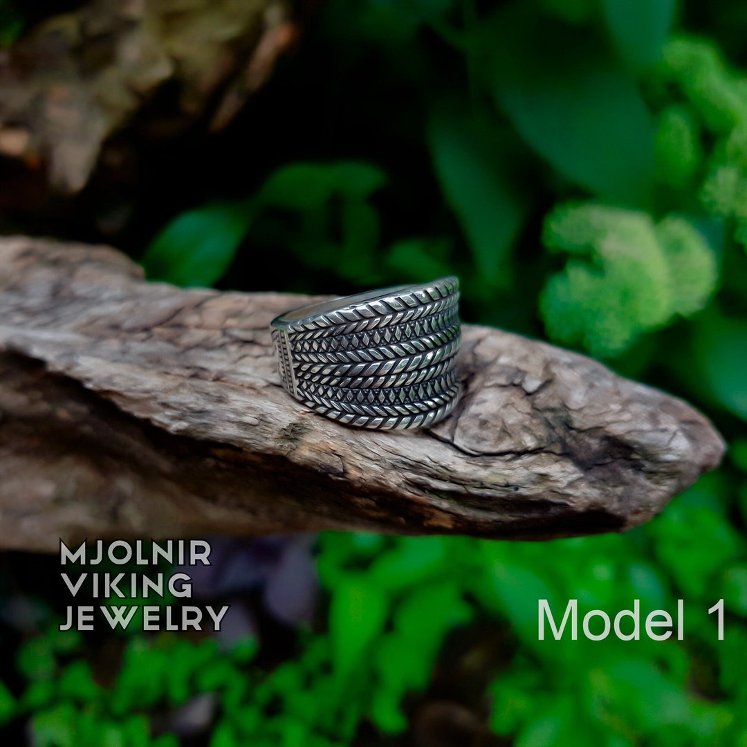 Viking Replica Ring From Gotland. Handcrafted Sterling Silver Norse ...