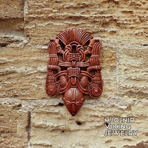Wood Winged Man Replica From Uppakra. Viking Wall Panel of Wayland the ...