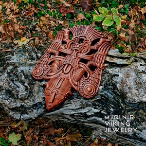 Wood Winged Man Replica From Uppakra. Viking Wall Panel of Wayland the ...