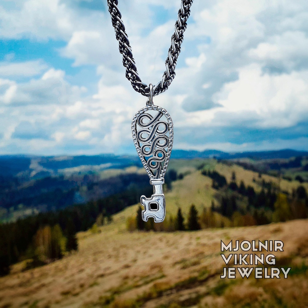 Viking Key Pendant. Authentic Viking Replica Necklace. Handcrafted ...