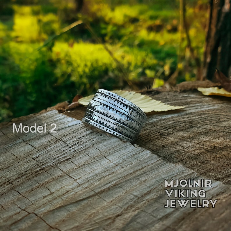 Viking Replica Ring From Gotland. Handcrafted Sterling Silver Norse ...