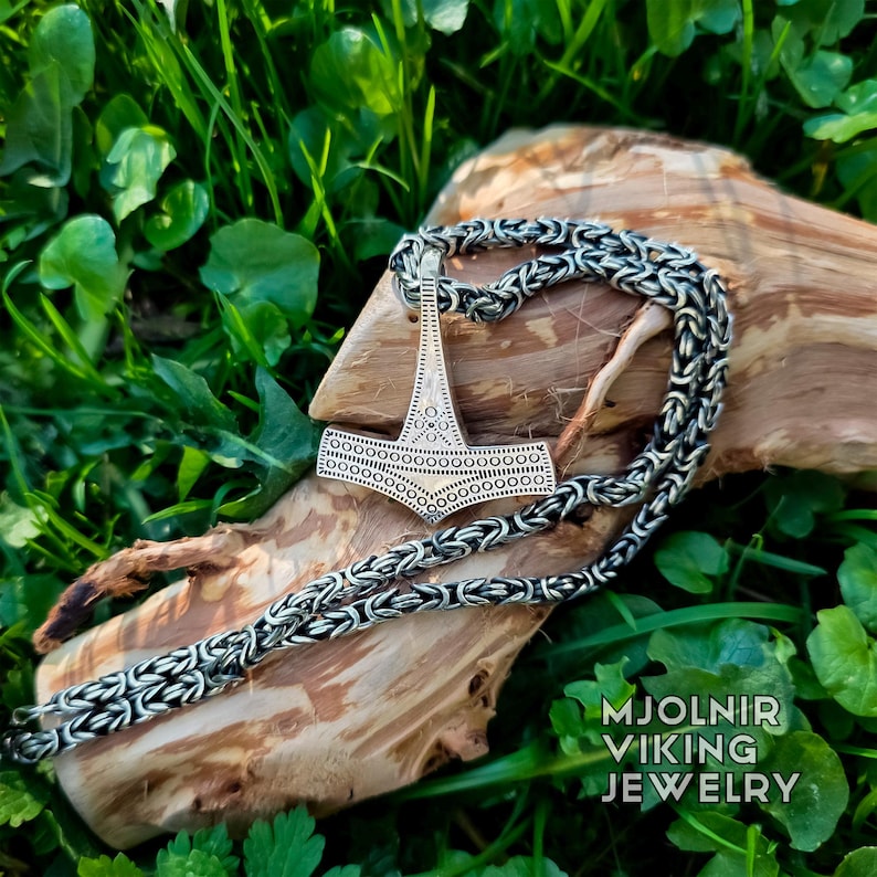 Bronze or Silver Romersdal Mjolnir Pendant Replica: Viking Jewelry ...
