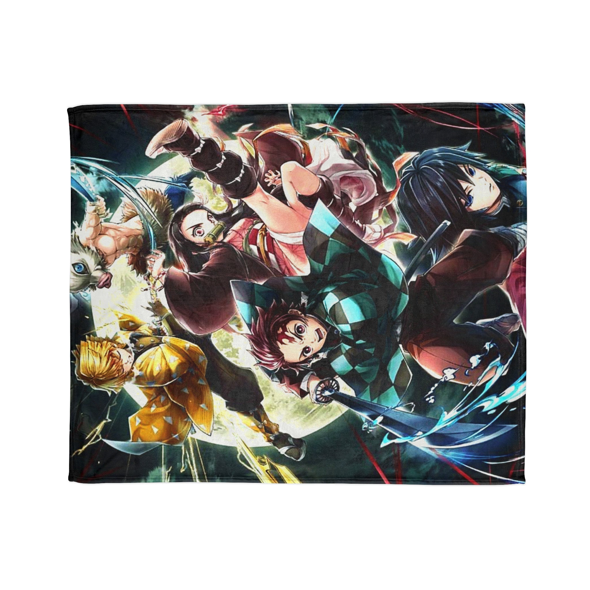 Demon Slayer Soft Polyester Blanket - Etsy