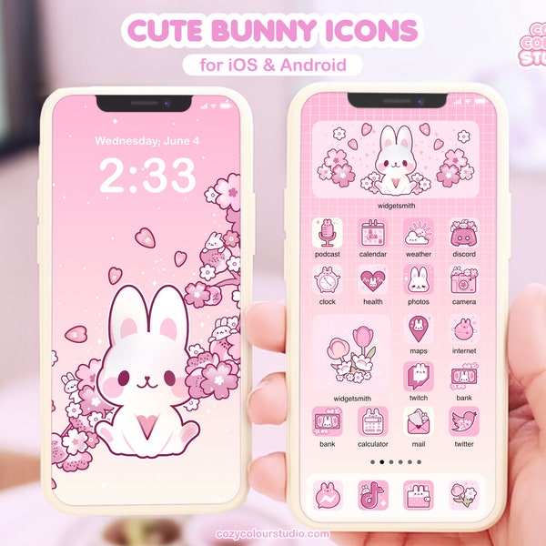 Kawaii App Icons - Etsy