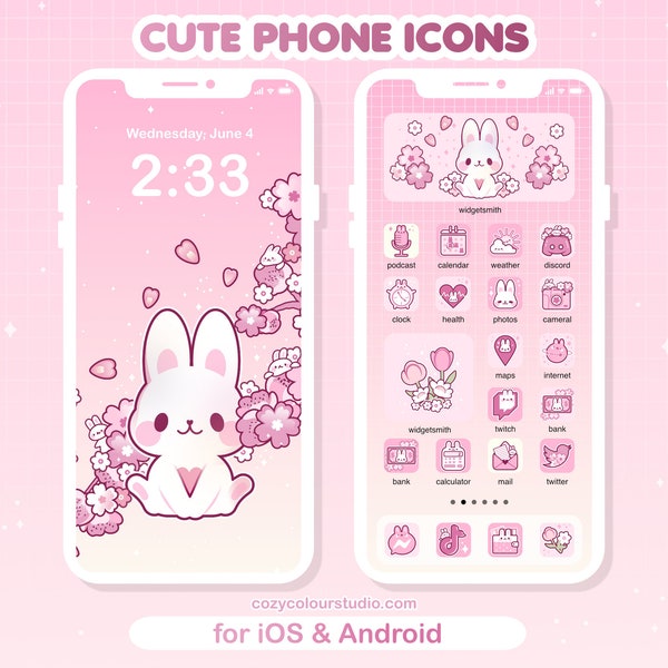 Kawaii App Icons - Etsy
