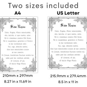 Rosary Latin Prayer Printable Bundle | Credo, Pater Noster, Ave Maria ...