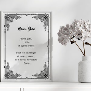 Rosary Latin Prayer Printable Bundle | Credo, Pater Noster, Ave Maria ...