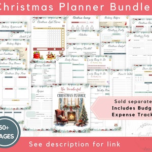 Christmas Budget Planner Printable Template | Christmas Expense Tracker ...