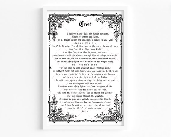 Nicene Creed Prayer Sort Scripture Search Nicene Creed