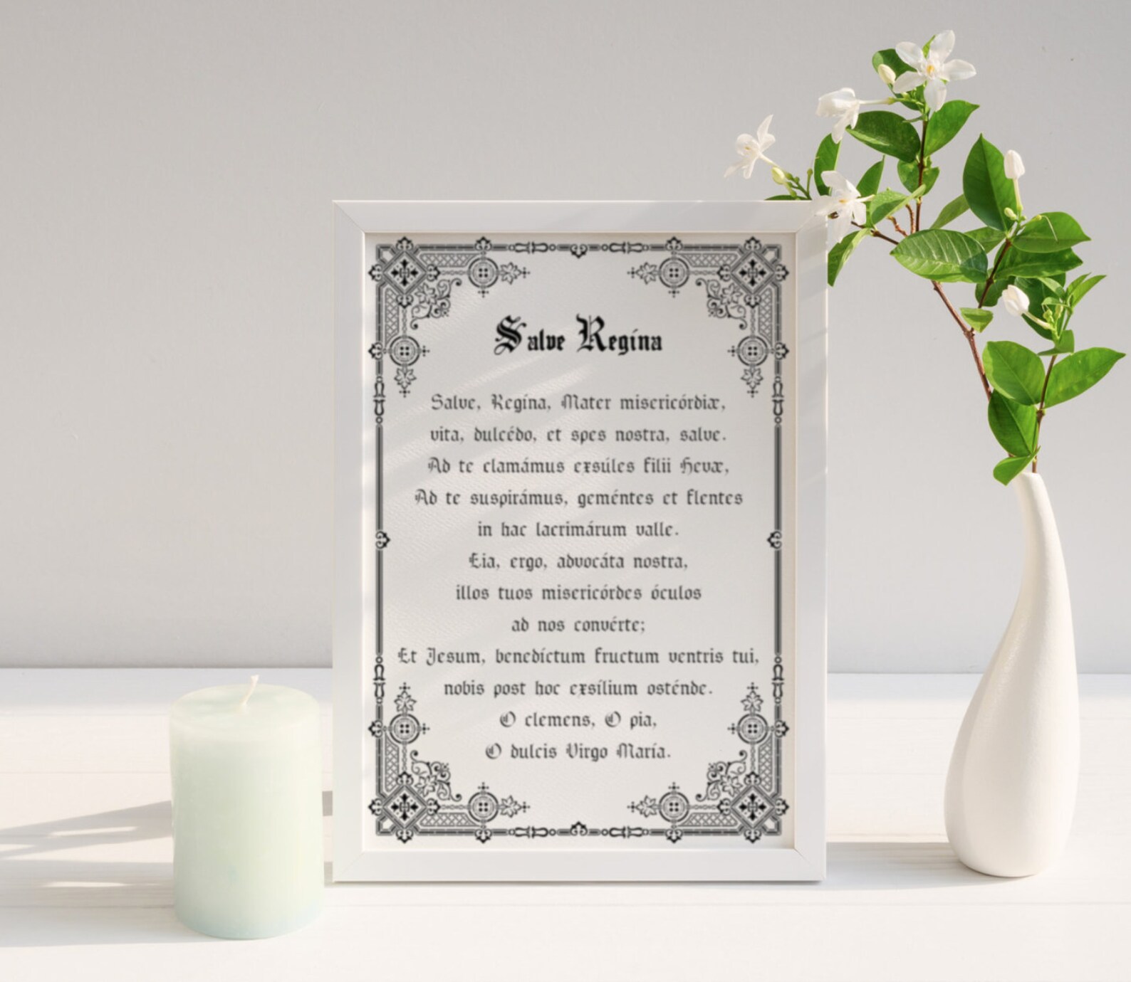 Rosary Latin Prayer Printable Bundle Credo, Pater Noster, Ave Maria ...