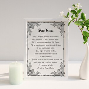 Rosary Latin Prayer Printable Bundle | Credo, Pater Noster, Ave Maria ...