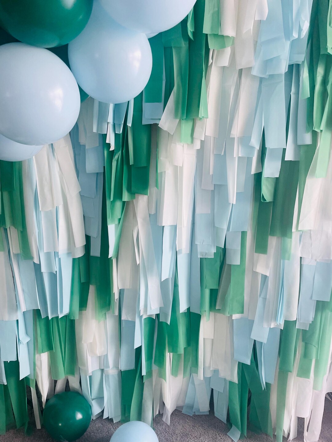 Hole in ONE First Birthday Custom Made Fringe Photobooth Backdrop ...