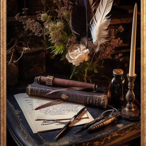 Writing Quill - Etsy