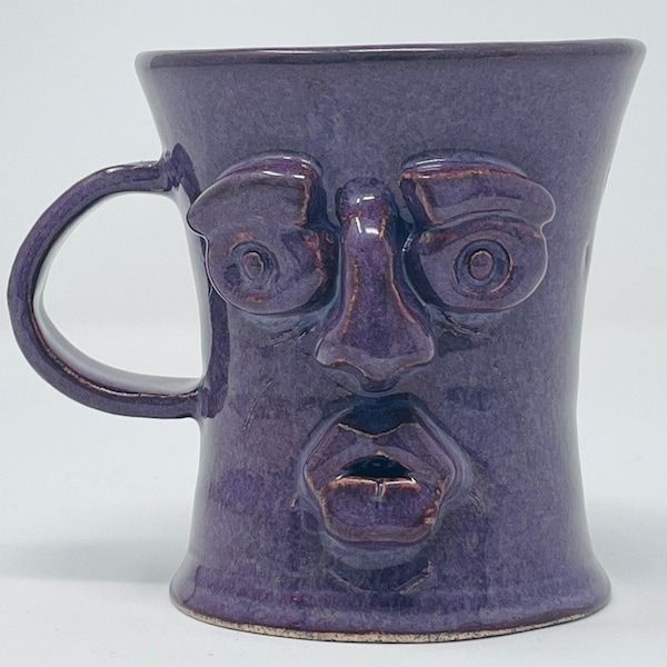 Face Ceramic Mug - Etsy