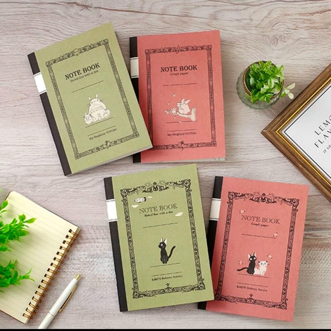 Studio Ghibli Totoro, Spirited Away Kiki Delivery Service Notebook From ...