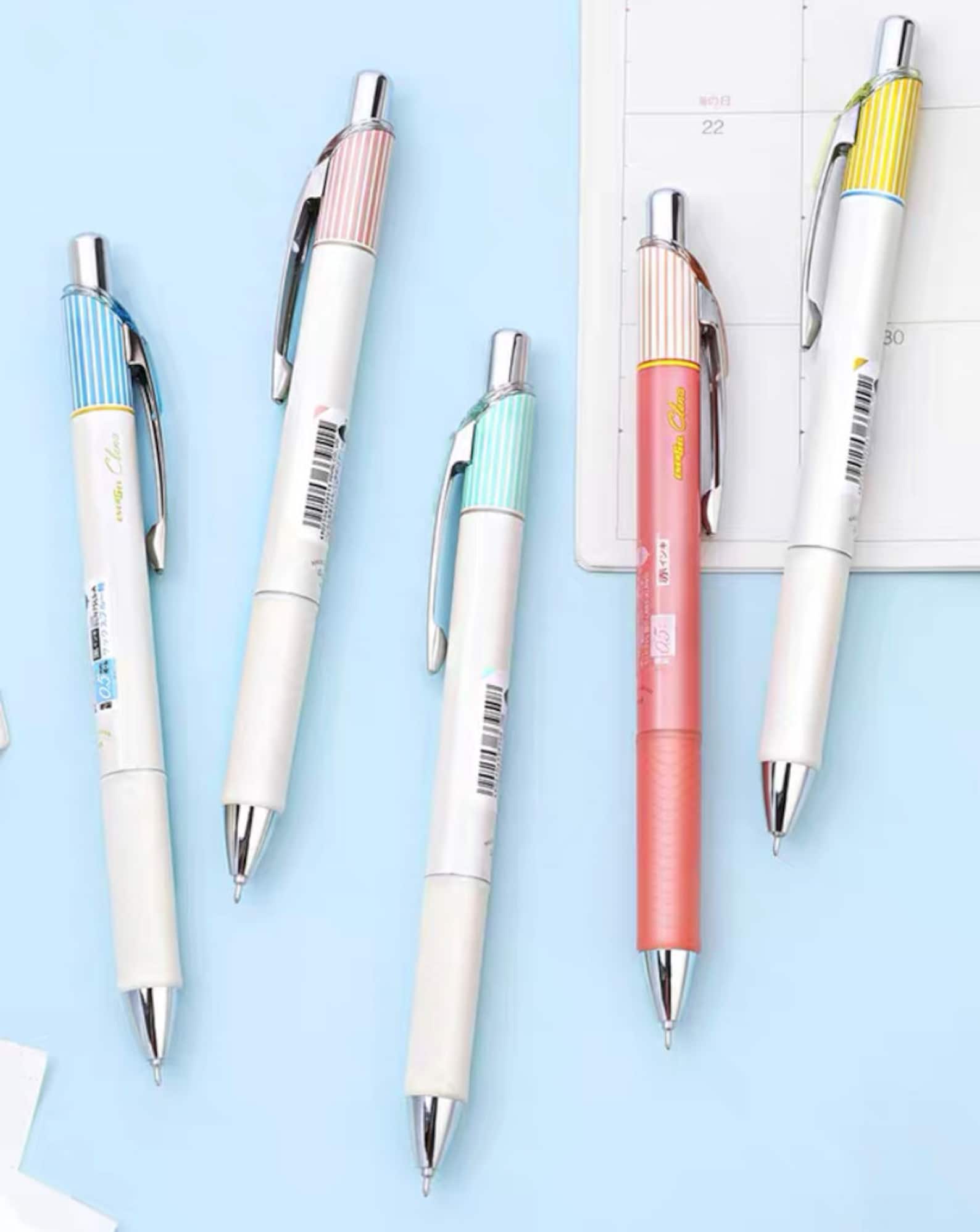 Pentel Energel CLENA 0.5mm Made in Japan/set of 5 - Etsy