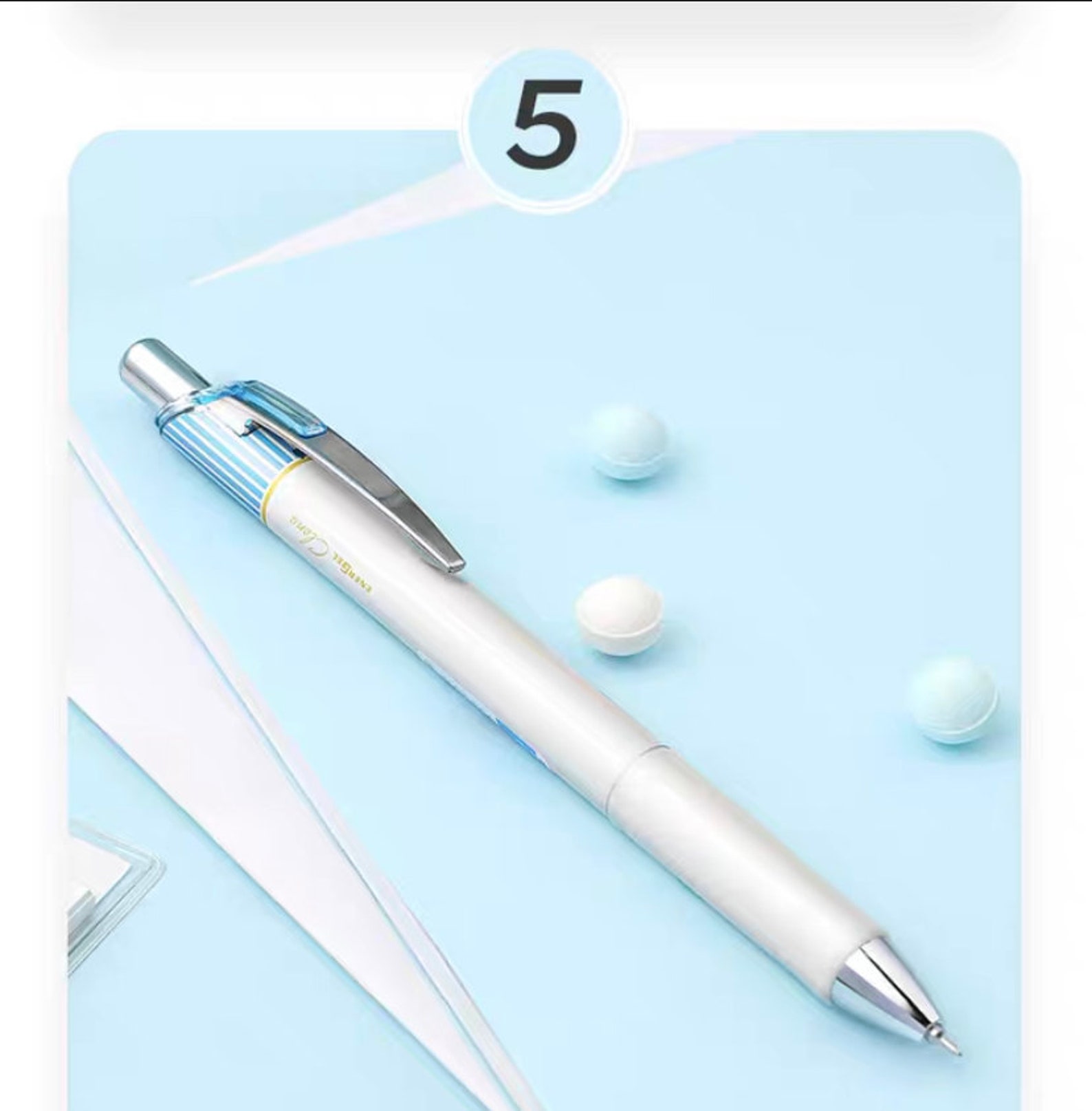 Pentel Energel CLENA 0.5mm Made in Japan/set of 5 - Etsy