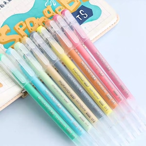 Morandi Languo 9 Color Gel Pen Set 0.5mm - Etsy